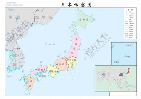 日本地图图片素材-编号03767596-图行天下
